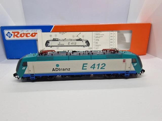 ROCO H0 43827 Elektrolok DC FS E 412.001 neuwertig in OVP G092 EUR 159 ...