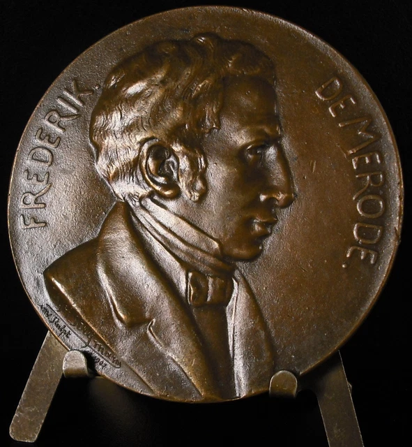 MEDAILLE VRIJHEID FRÉDÉRIC de Merode Révolution belge Berchem battle ...