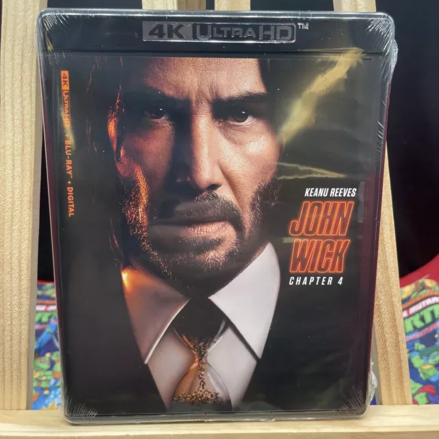 John Wick Chapter 4 Ultra Hd 4k Blu Ray Digital Keanu Reeves 2023 Brand