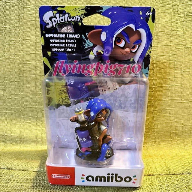 NINTENDO SPLATOON 3 Series Octoling Girl Neo Blue Amiibo Figure Sealed ...