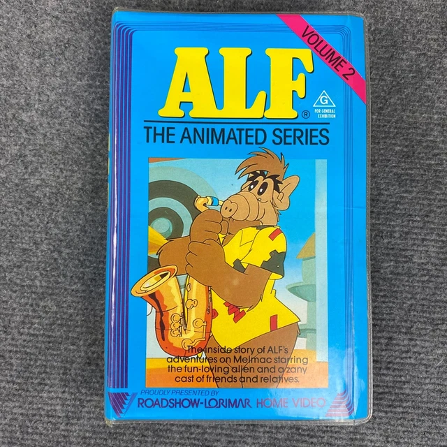 VHS ALF THE Animated Series Volume 2 RARE Clamshell 1988 VHS Video ...