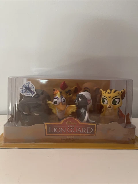 DISNEY STORE DISNEY Junior The Lion Guard Collectible 6 Figure Set Bath ...