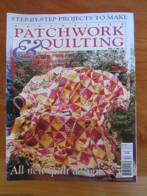 MAGAZINE AUSTRALIAN PATCHWORK & Quilting Vol 7 No. 12 Great **** Must ...