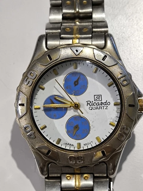 RICARDO VINTAGE QUARTZ Watch Working £15.00 - PicClick UK