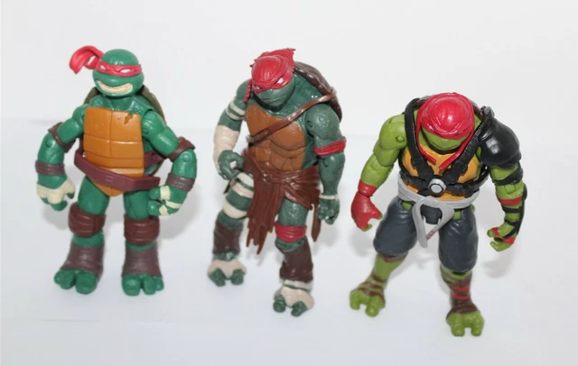 TEENAGE MUTANT NINJA Turtles Raphael Figure Bundle Playmates EUR 11,08 ...