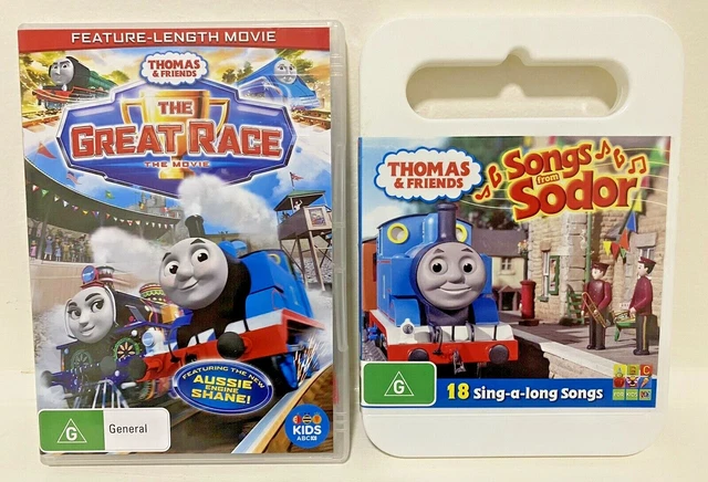 THOMAS & FRIENDS DVD x 2 The Great Race Movie & Songs from Sodor Tested ...