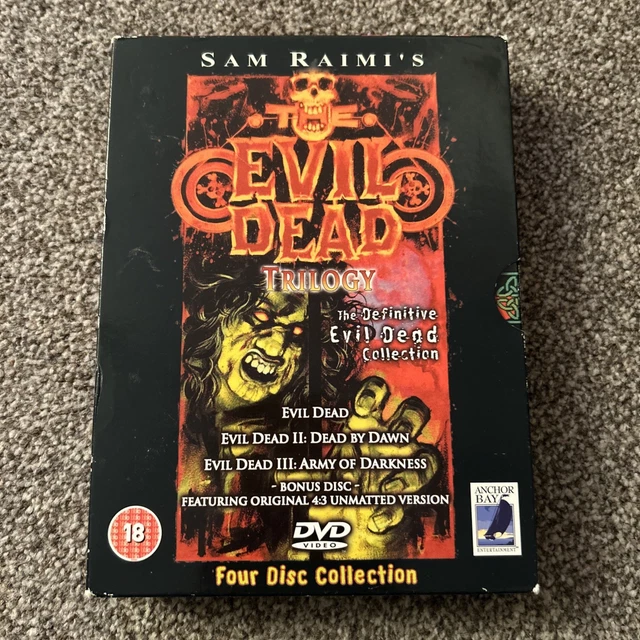 THE EVIL DEAD Trilogy DVD (2003) Bruce Campbell, Raimi (DIR) cert 18 4 ...