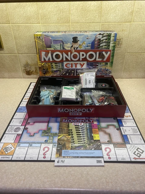 HASBRO - MONOPOLY CITY Board Game with 80 3-D Buildings Inside! - 100% ...
