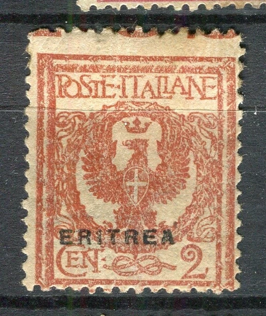 ITALIAN COLONIES; ERITREA early 1900s Emmanuel issue Mint hinged 2c ...