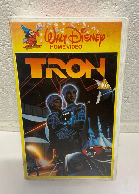 WALT DISNEY TRON VHS Video Cassette Tape - RARE 1987 Collectable EUR 7 ...