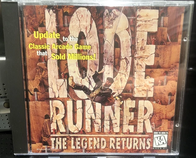 LODE RUNNER THE Legend Returns PC Game 1996 Windows 95 $14.99 - PicClick CA