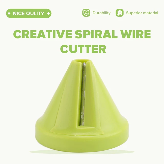 KITCHEN GADGET FUNNEL Vegetable Radish Cutter Shred Spiral Device ...