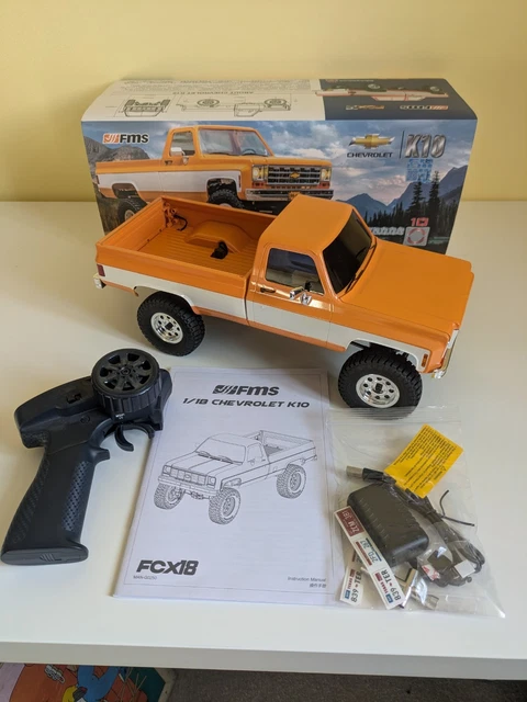 FMS K10 1/18 RC Crawler/Trail Truck Radio Control With Battery Charger ...