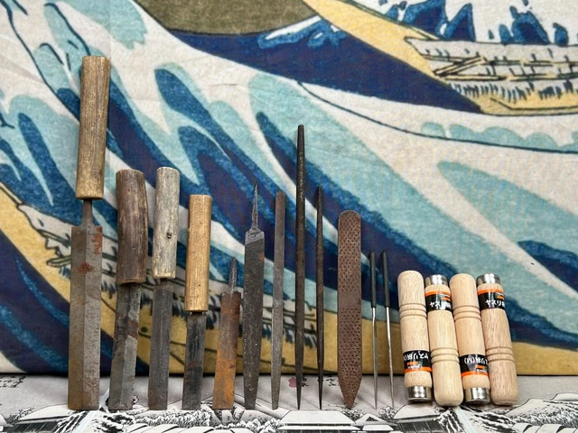 JAPANESE FILE for hand saw Carpentry Pull Blade Tool Japanese Nokogiri ...