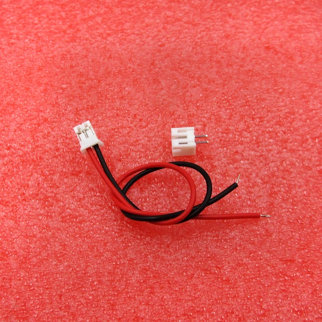 50 SETS MINI Micro JST 2.0mm PH 2-Pin Connector Plug With Wires Cables ...