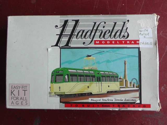 4MM SCALE OO / HO gauge Hadfields tram plus motor & chassis kits. £21. ...