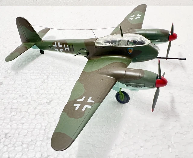 MESSERSCHMITT ME 410 1:72 Luftwaffe WW2 WK2 gebaut bemalt EUR 9,00 ...