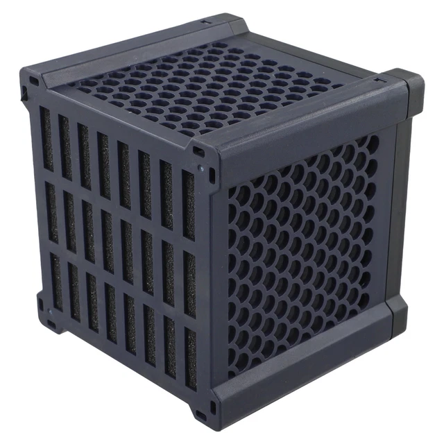 PLASTIC WATER PURIFIER Cube 115mm with Activated Carbon for Horse Water ...