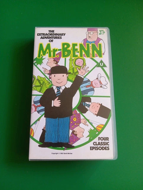 THE EXTRAORDINARY ADVENTURES Of Mr Benn VHS Classic Kids TV Video ...
