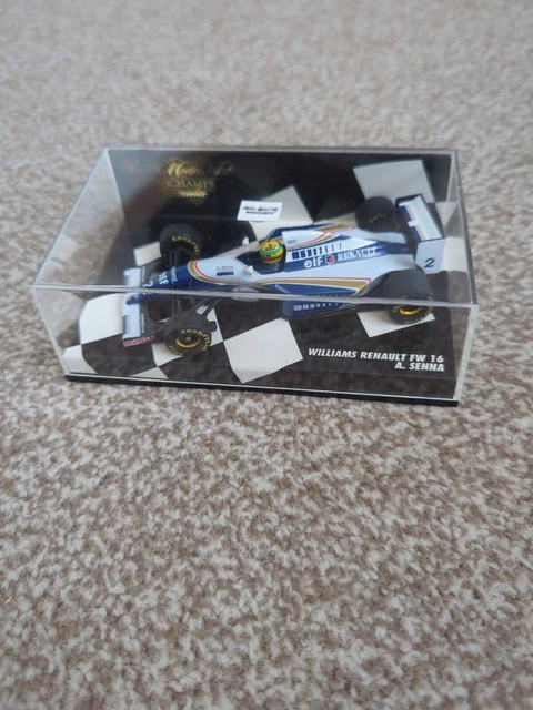 MINICHAMPS WILLIAMS RENAULT FW16 Ayrton Senna F1. 1:43 Scale £40.00 ...