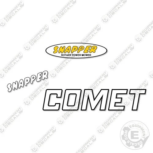 POUR SNAPPER COMET Décalque Kit Tracteur Tondeuse Stickers - 7 An 3M ...