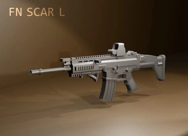 1/16 SCALE: FN SCAR L (Light) Assault Rifle (ID 9.32) £6.59 - PicClick UK