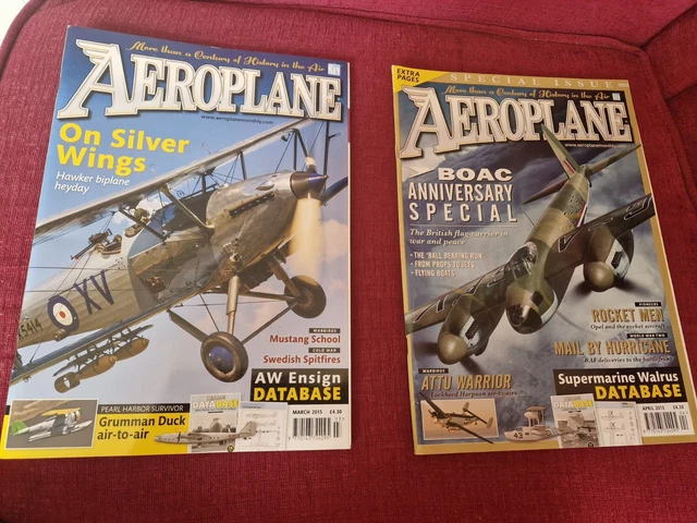 AEROPLANE MONTHLY MAGAZINE Back Issue Selection March & April 2015 £3. ...