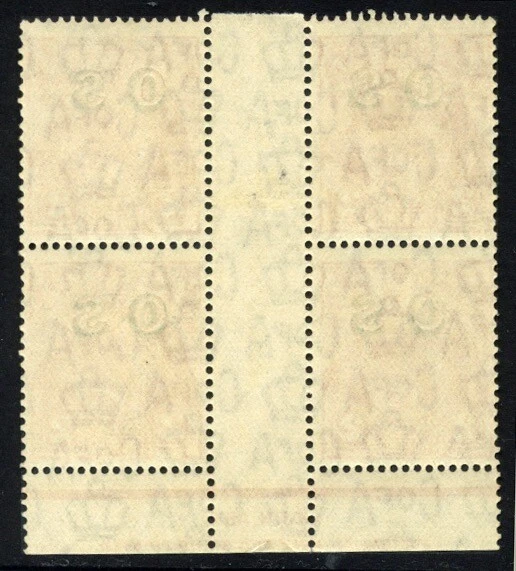 KGV 2D ACSC 103(OS)(2)z~127 Die3 PLATE 2 CofA WMK BLK4 MUH SUPERB. $225 ...