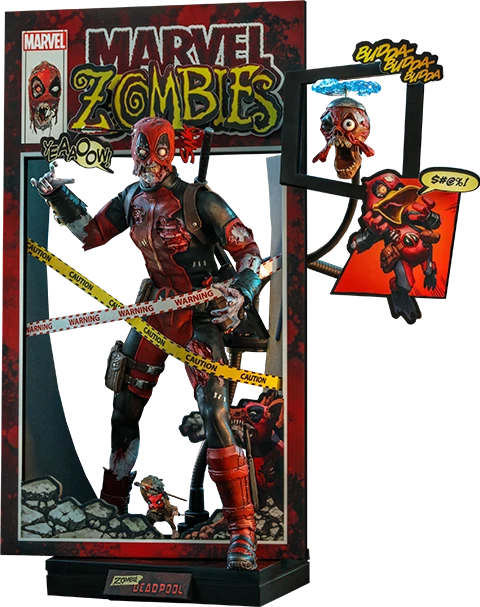 MARVEL ZOMBIES DEADPOOL Zombie Sixth Scale Ction figure Hot Toys ...