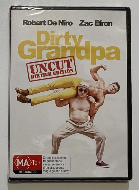 DIRTY GRANDPA UNCUT Dirtier Edition DVD Movie Film Robert De Niro Zac ...