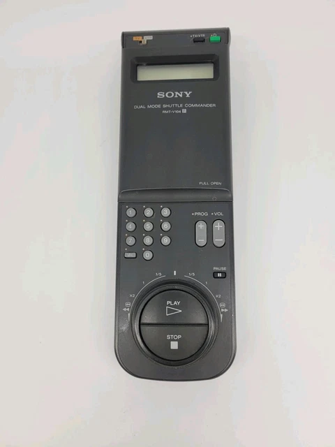 SONY VCR REMOTE Control RMT-V104 Genuine Dual Mode Shuttle Commander ...