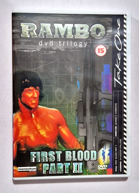 RAMBO - FIRST Blood Part II DVD Starring Sylvester Stallone £3.50 ...