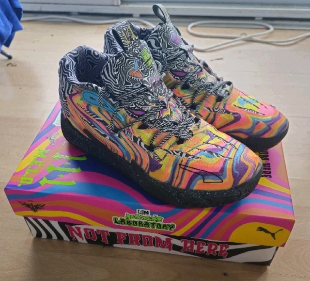 PUMA DEXTERS LABORATORY MB.03 Basketball Shoes PUMA x LaMelo Size UK 9 ...