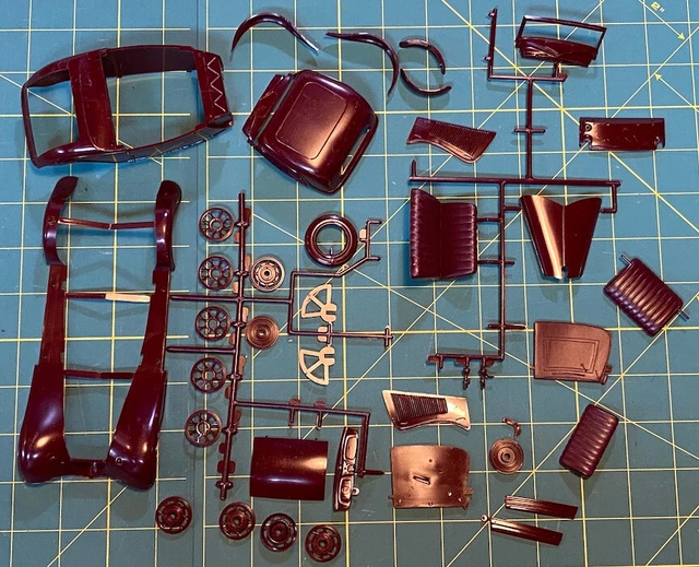 MONOGRAM 1934 FORD Coupe Convertible Unbuilt Model Kit No. PC72 1962 ...