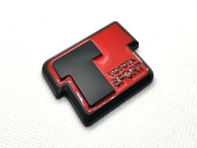 TOYOTA TRD T Sport Badge Rear Boot Logo Sticker Yaris Celica MR2 ...