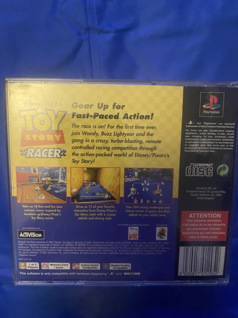 TOY STORY RACER - Sony PlayStation 1 PS1 - PAL - 2001 -complete vgc £21 ...