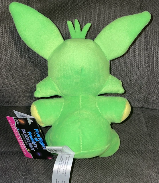 FUNKO {FNAF} FIVE Nights At Freddy’s Blacklight GREEN FOXY Plush £25.60 ...