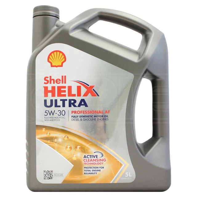 SHELL HELIX ULTRA Professional AF 5W-30 5W30 Full Synth Engine Oil 5 ...