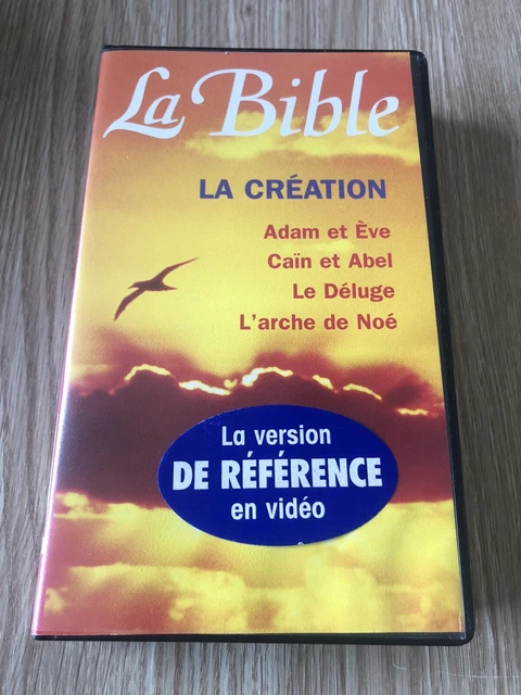 CASSETTE VIDÉO VHS La Bible La Création Adam Et Ève L’arche De Noé Rare ...