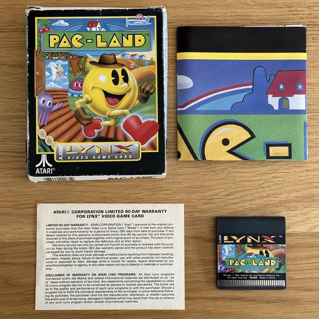 JEU VIDEO RETRO - Atari Lynx - Pac-Land - Complet (CIB) - Fonctionne ...