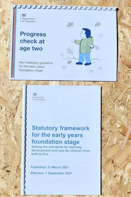 EYFS EARLY YEARS 2021 Statutory Framework & 2022 Progress Check at age ...