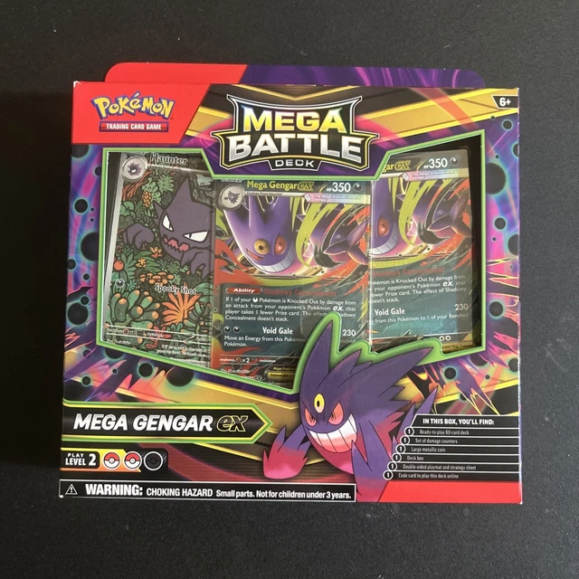 POKEMON TCG MEGA Battle Deck (Mega Gengar ex) Factory Sealed Brand New ...