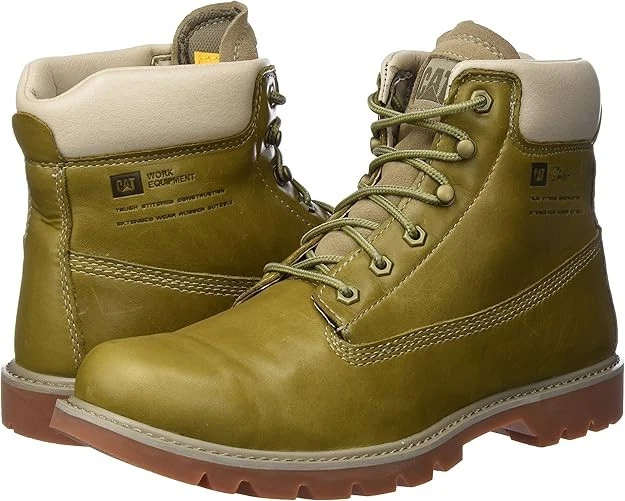 CAT FOOTWEAR UNISEX Bruiser 2.0 Fashion Boot, Olive Oil - Uk Size 4 £45 ...