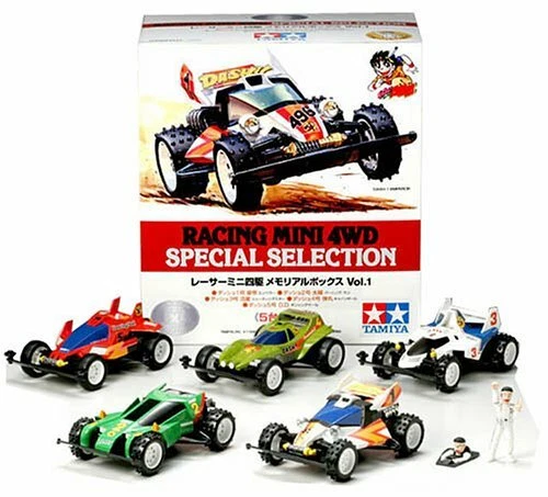 NEW TAMIYA RACER Mini 4WD Memorial Box Vol.1 DASH Emperor Burning Sun ...