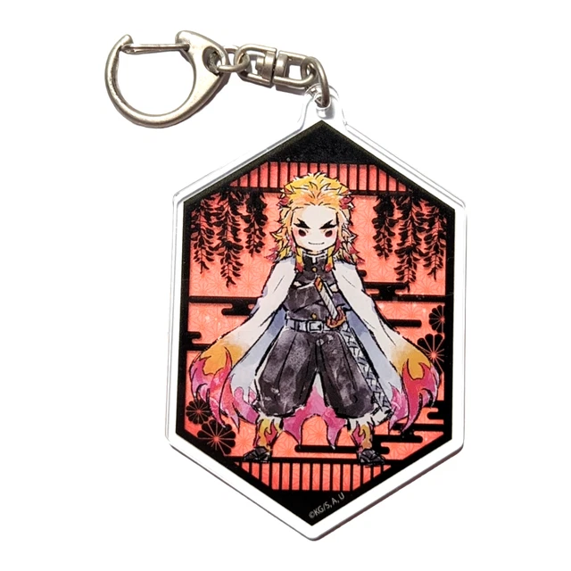 DEMON SLAYER: KIMETSU no Yaiba Kyojuro Rengoku Graph Art Design Acrylic ...