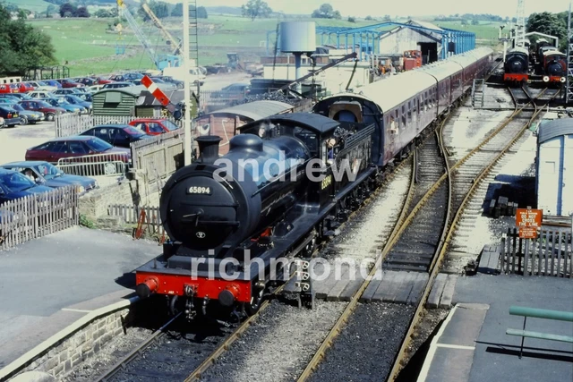 EMBSAY & BOLTON Abbey Railway 65894 Steam Locomotive 1998 Original 35mm ...