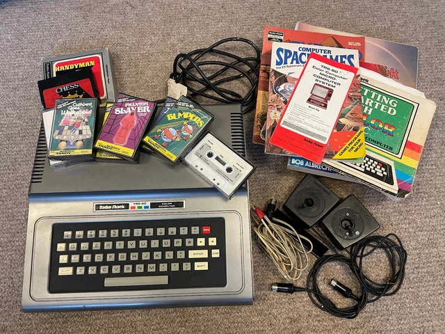 VINTAGE TANDY (RADIO Shack) TRS-80 CoCo Computer Bundle - Model 26-3004 ...