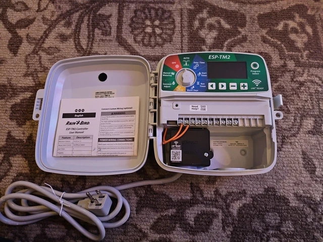 RAIN BIRD ESP-TM2 4 Zone Indoor/Outdoor Irrigation Controller Station ...