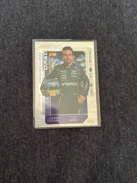 TOPPS 2025 TURBO attax formula one fernando alonso limited edition LE8 ...