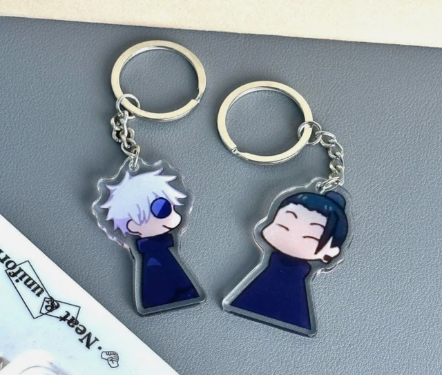 JUJUTSU KAISEN SATORU Gojo Geto Suguru Keychain Key Pendant Anime ...